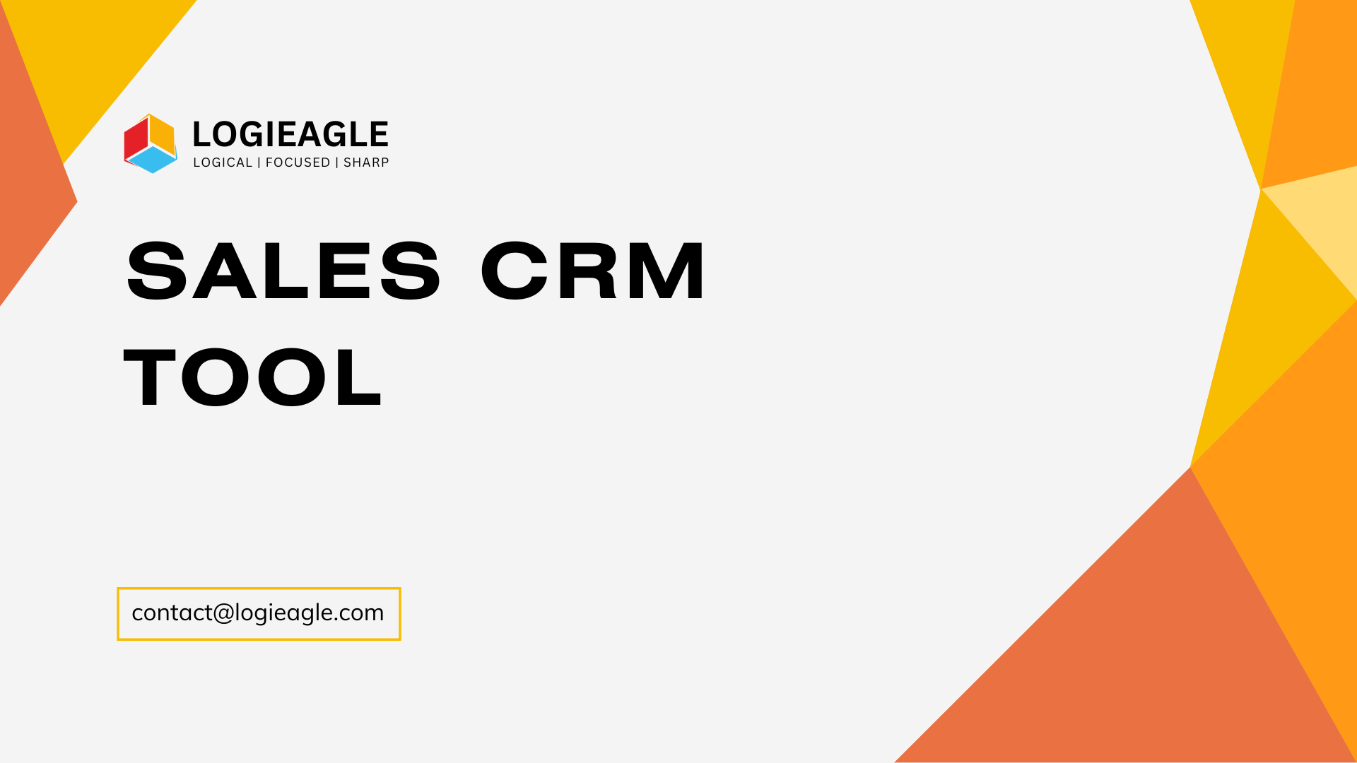 Sales CRM Tool - Logieagle